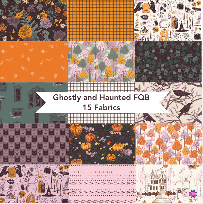 Ghostly and Haunted Fat Quarter Bundle – Buffalo Flatts Quilt Company LLC
